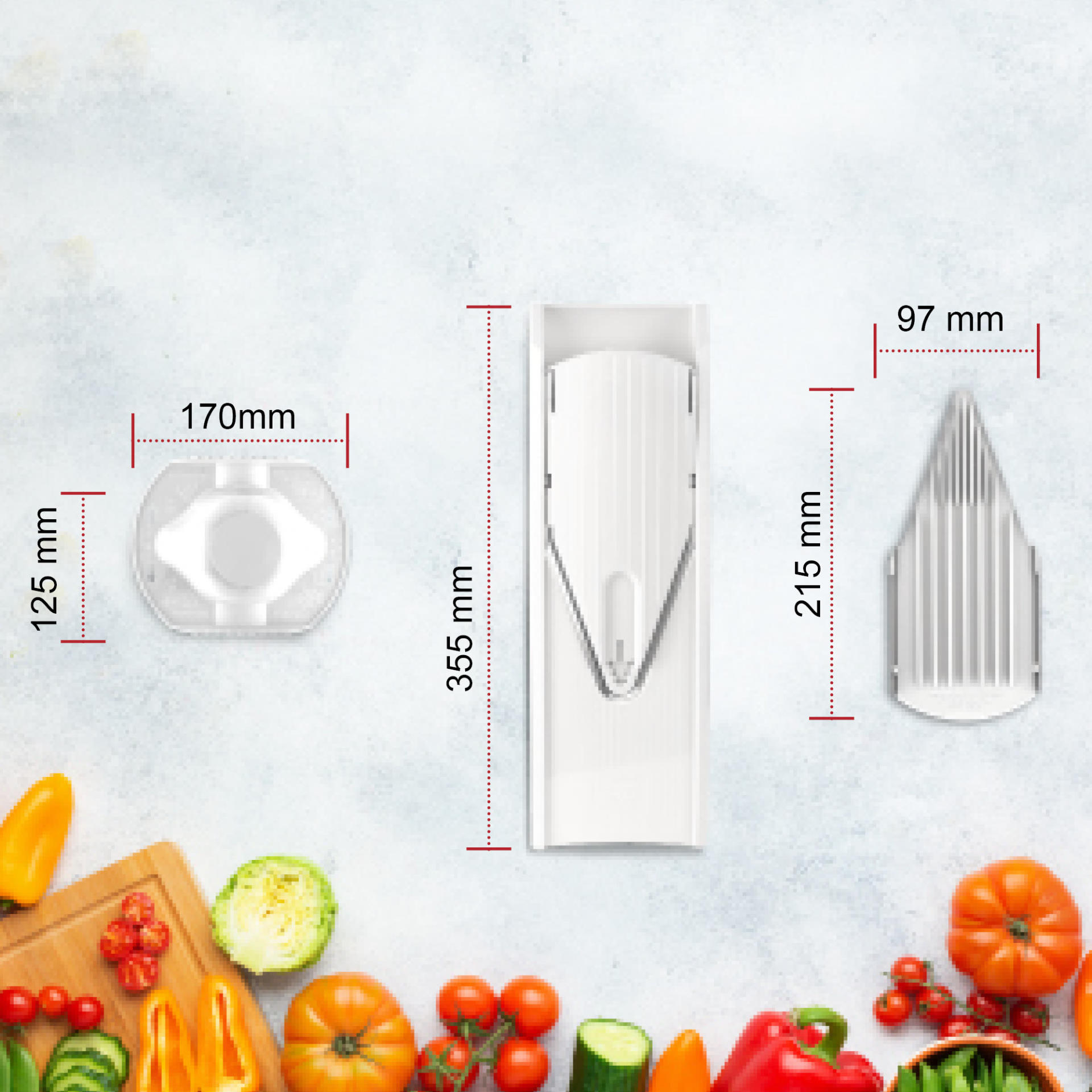 Μαντολίνο Κουζίνας V1 Basic - Borner GR