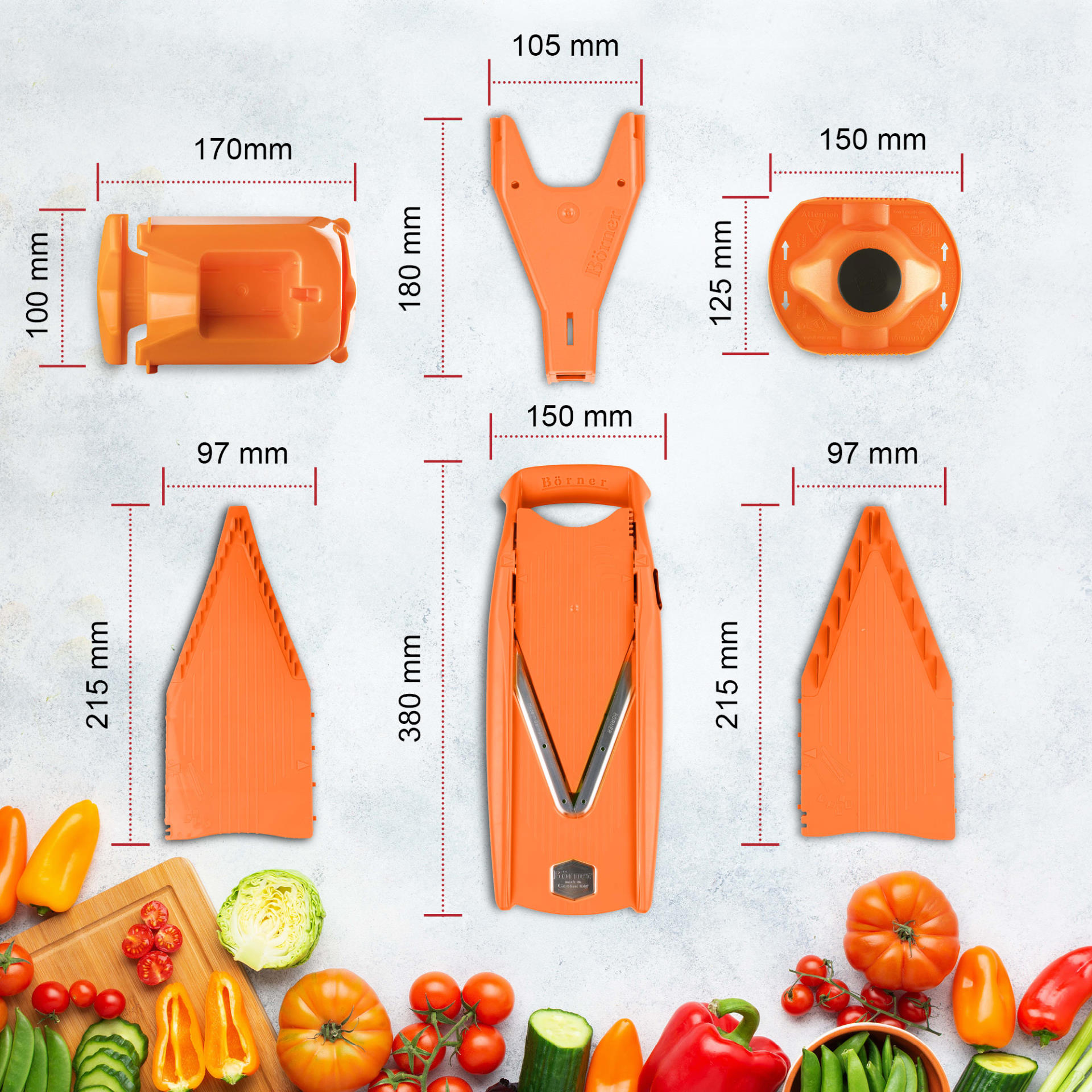 Μαντολίνο Κουζίνας V5 Pro - Borner GR