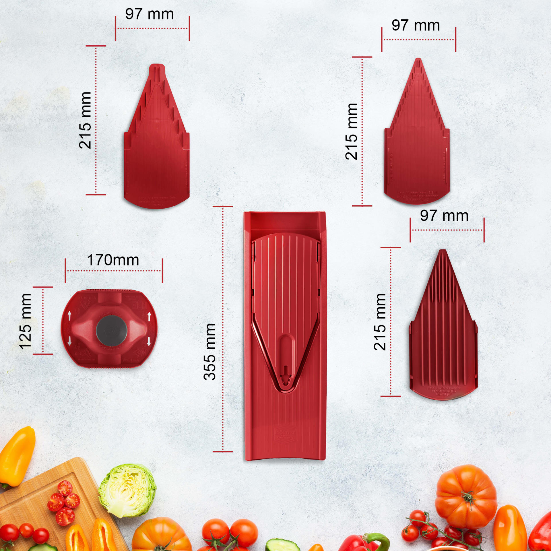 Κόφτης Μαντολίνο Κουζίνας V1 - Borner GR Borner GR