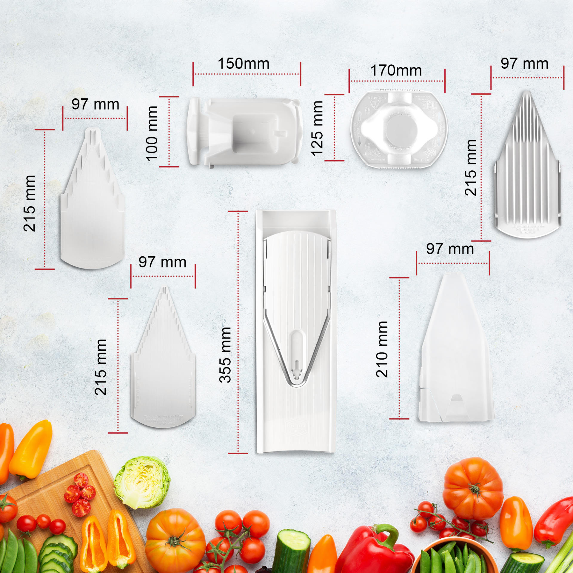 Μαντολίνο Κουζίνας V3 pro - Borner GR