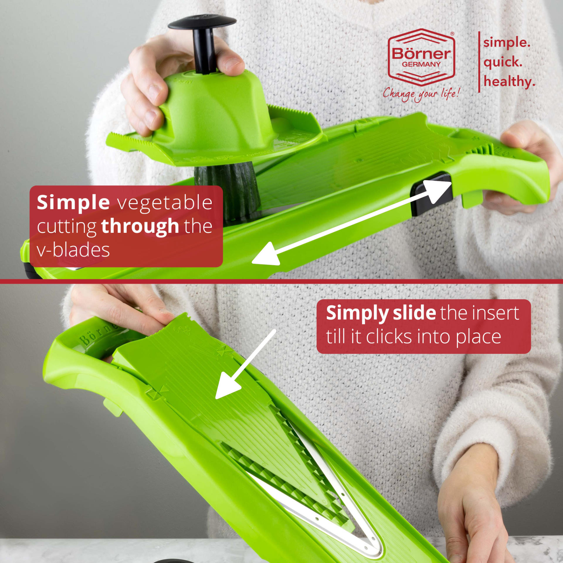 Μαντολίνο Κουζίνας κόπτης λαχανικών - Borner GR